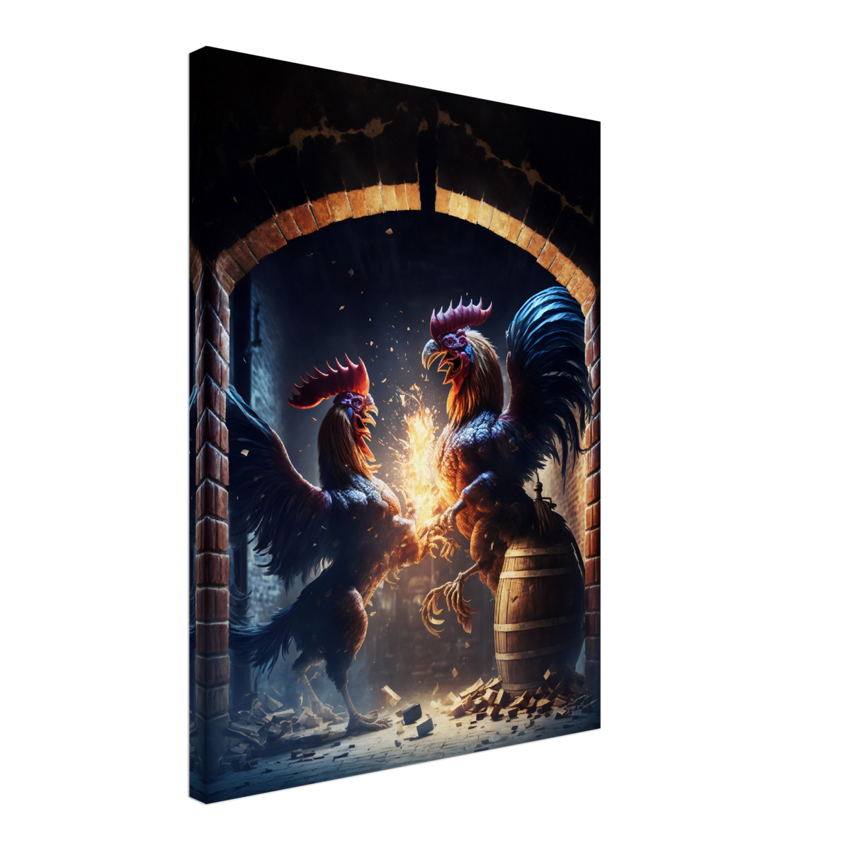 Rooster Battle – WallLumi